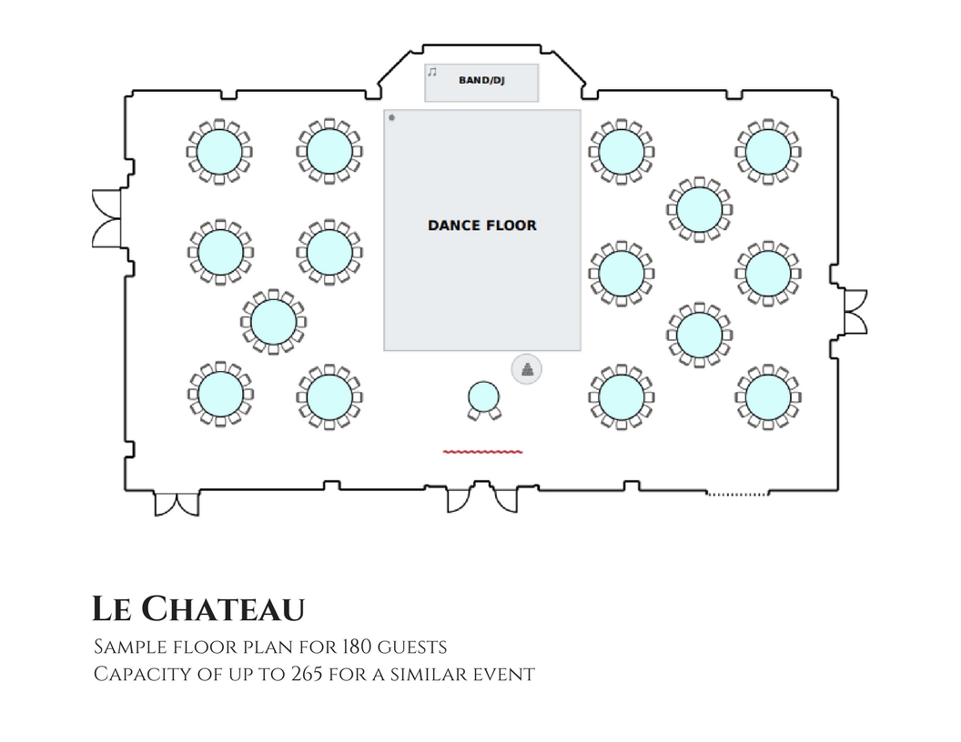 Floorplans - Le Chateau Banquet
